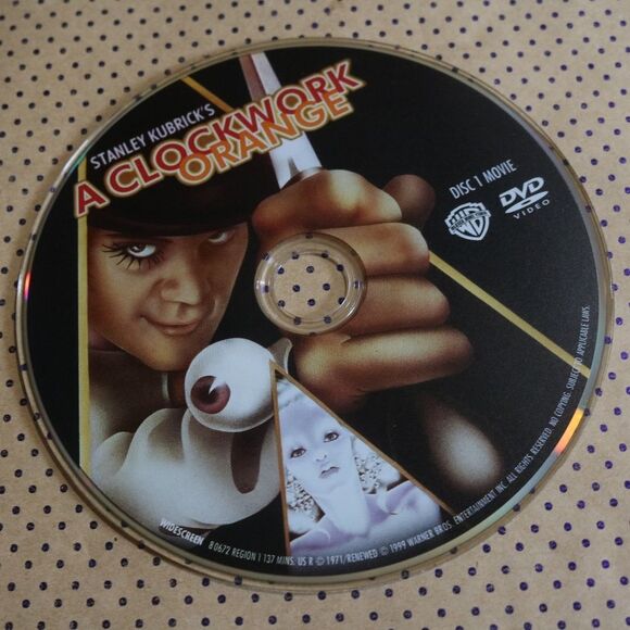Other | A Clockwork Orange Dvd Disc Only | Poshmark